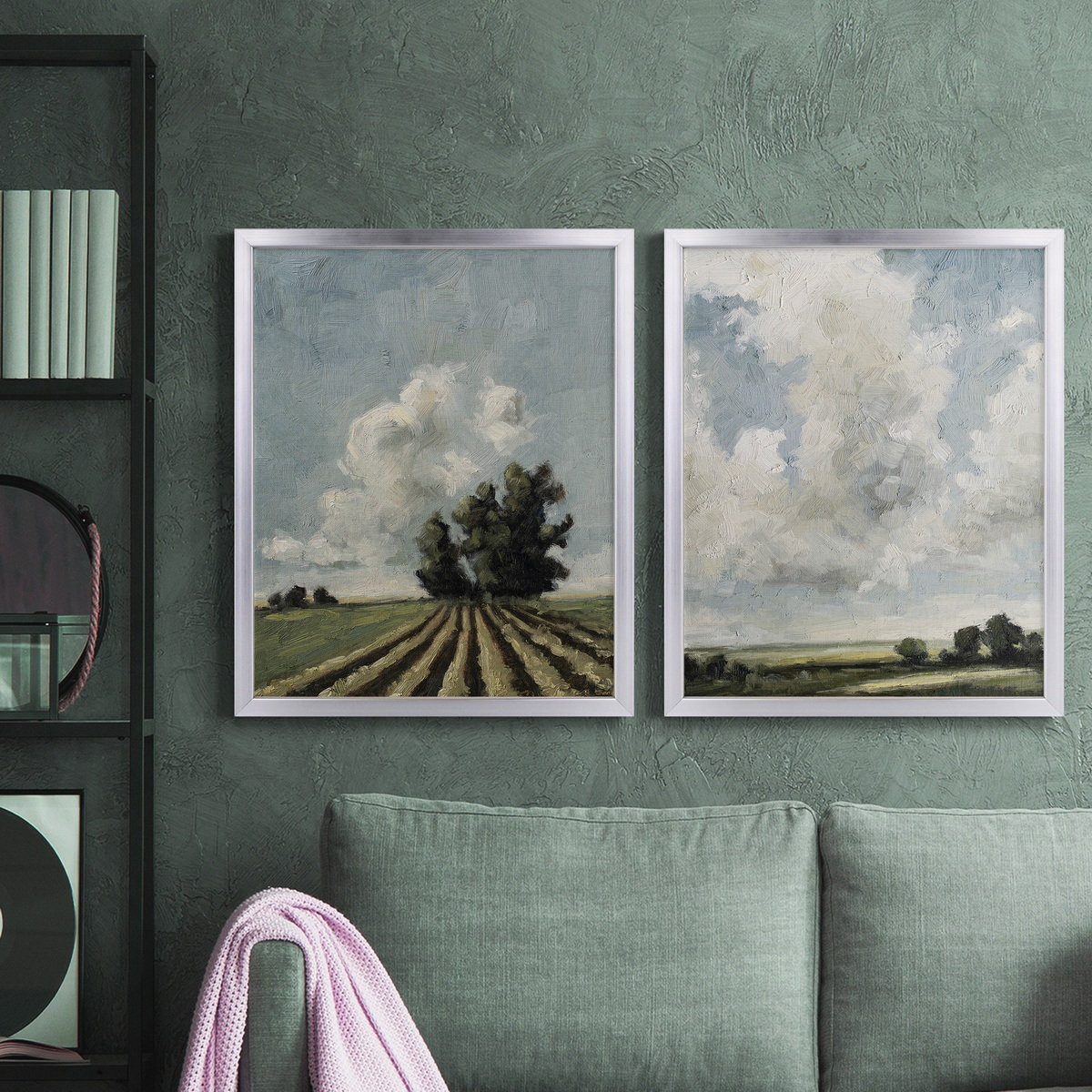 Rosalind Wheeler Copse Of Trees - 2 Piece Picture Frame Print Set on ...