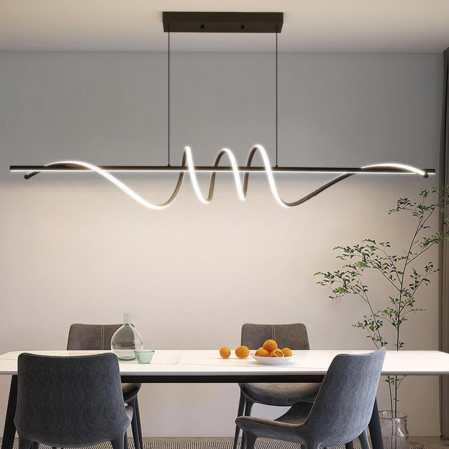 Wade Logan 1-Light Indoor Pendant Lights Black 1.5M - Wayfair Canada