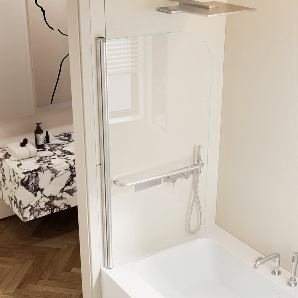 TYUNABRN 30 In. W * 58 In. H Rise And Down Rotation Shaft Door Shower ...