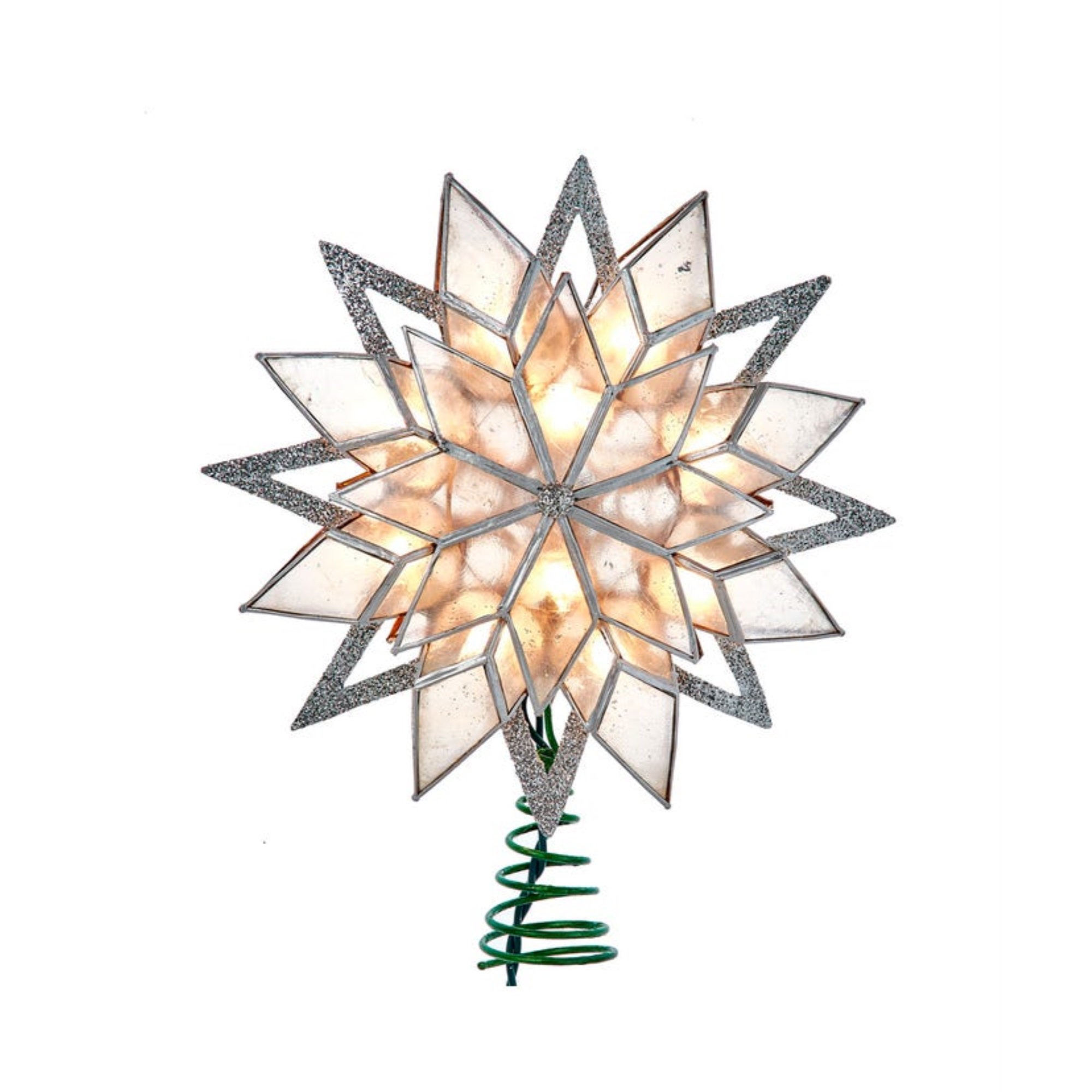 Kurt Adler Capiz Star Tree Topper & Reviews | Wayfair