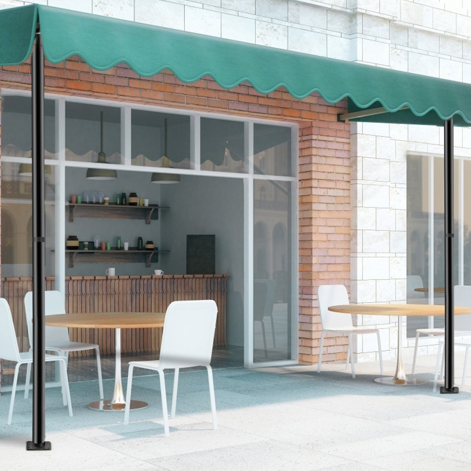 Arlmont & Co. Steel Structure Sail Shade Post | Wayfair