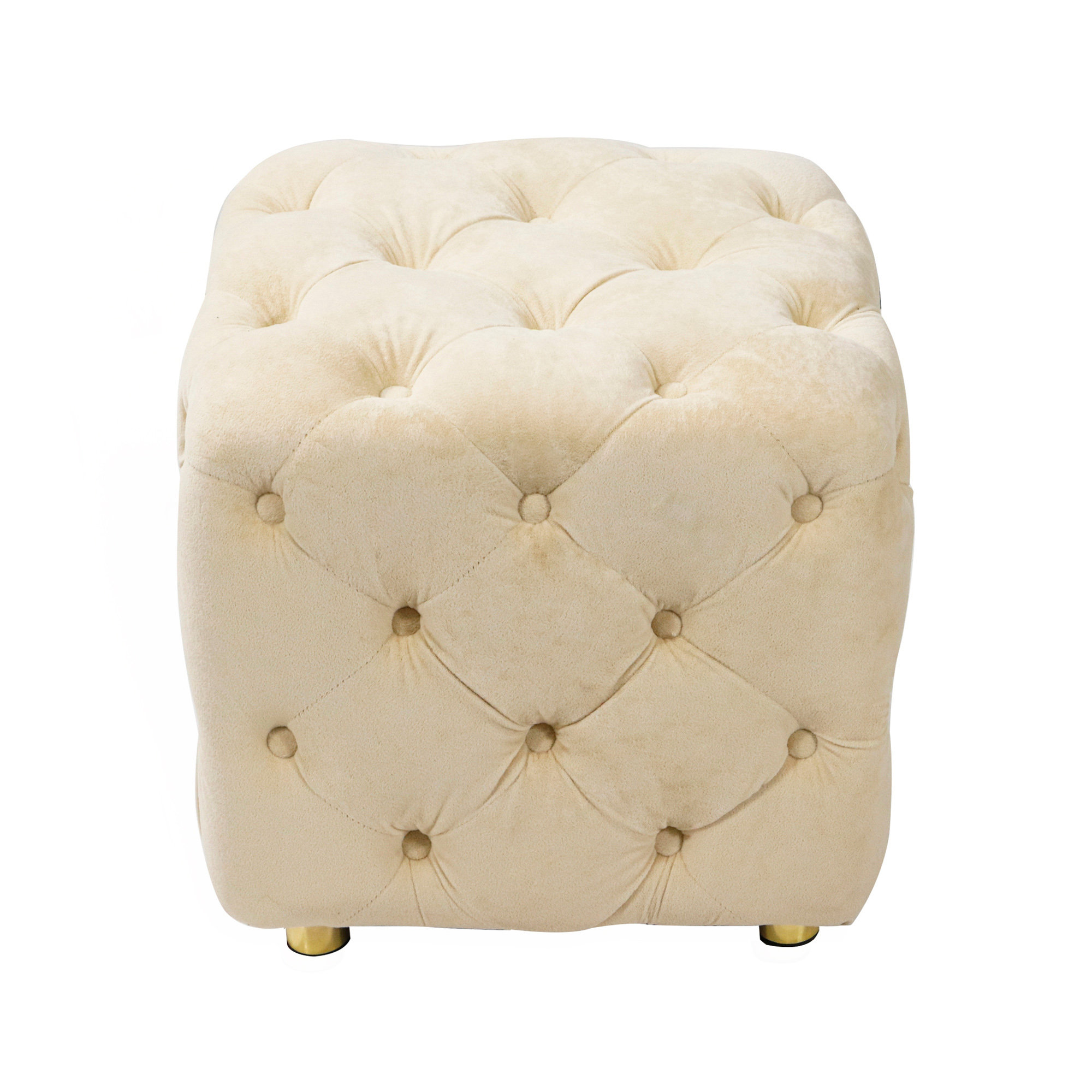 Latitude Run® Modern Upholstered Ottoman, Exquisite Small End Table ...