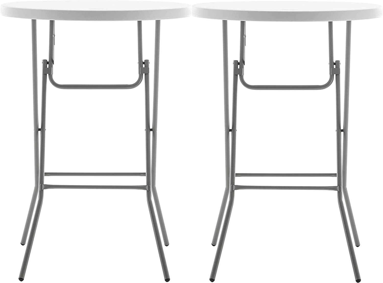 Famis Corp 32'' Plastic Round Portable Folding Table | Wayfair