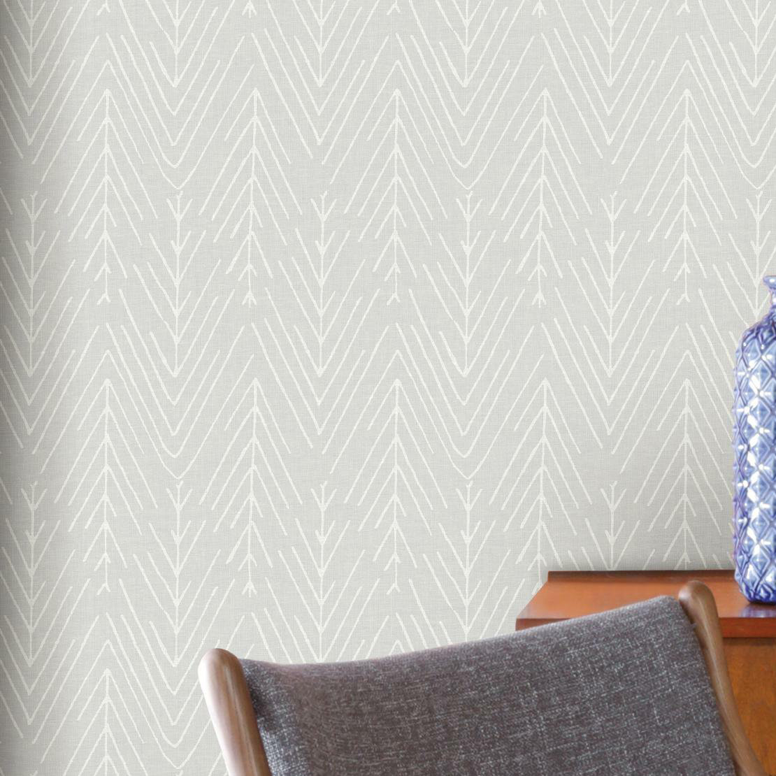 York Wallcoverings Peel & Stick Chevron Roll & Reviews | Wayfair