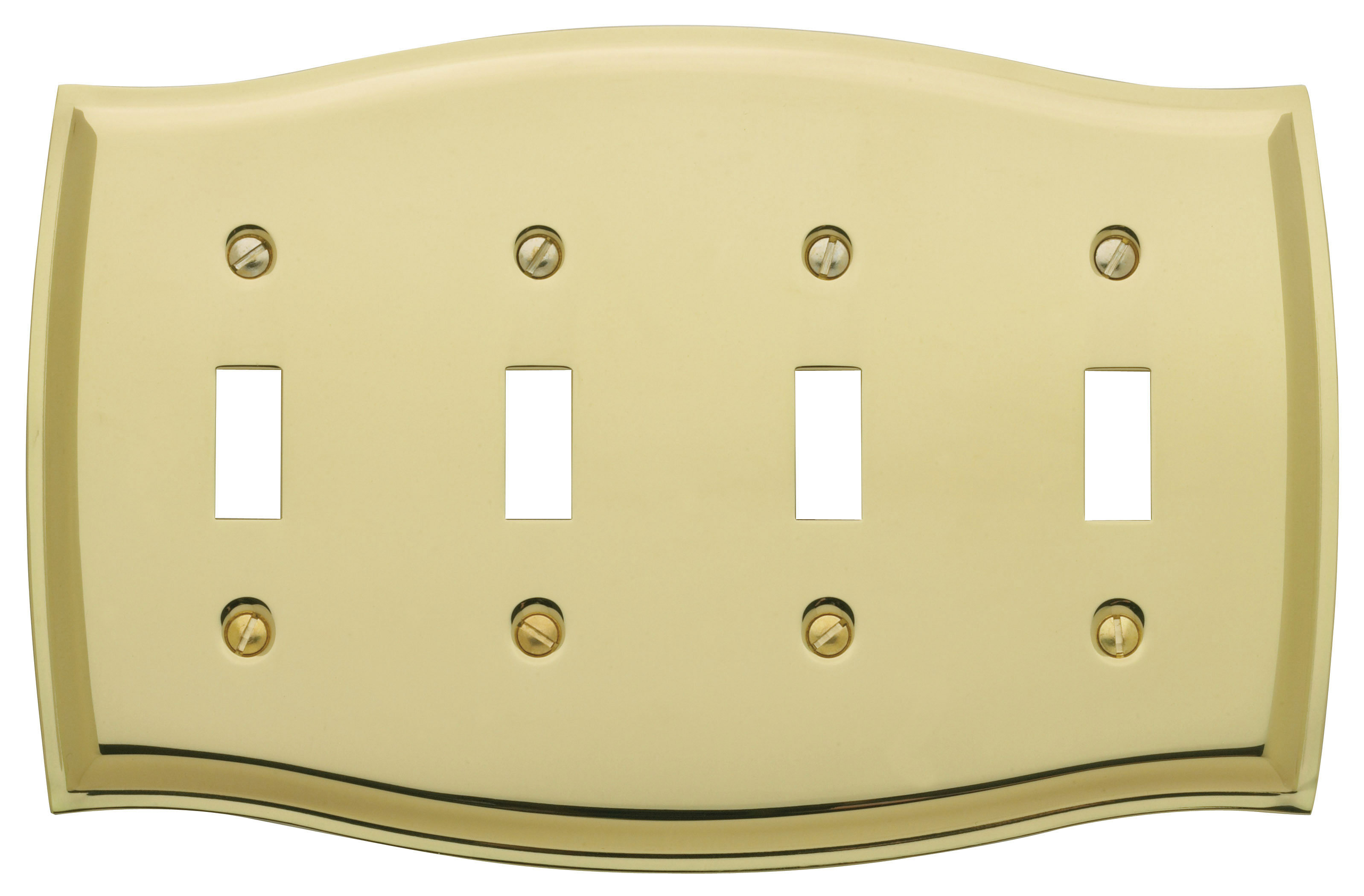 Baldwin Colonial 4-Gang Toggle Light Switch Wall Plate & Reviews | Wayfair