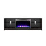Ebern Designs Mascher Fireplace Console for TVs up to 65", Espresso ...