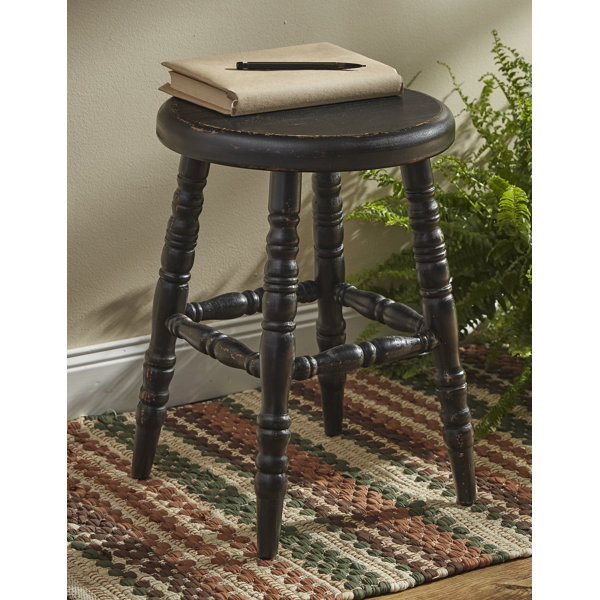 Alcott Hill® Connoquenessing Solid Wood Accent Stool & Reviews | Wayfair
