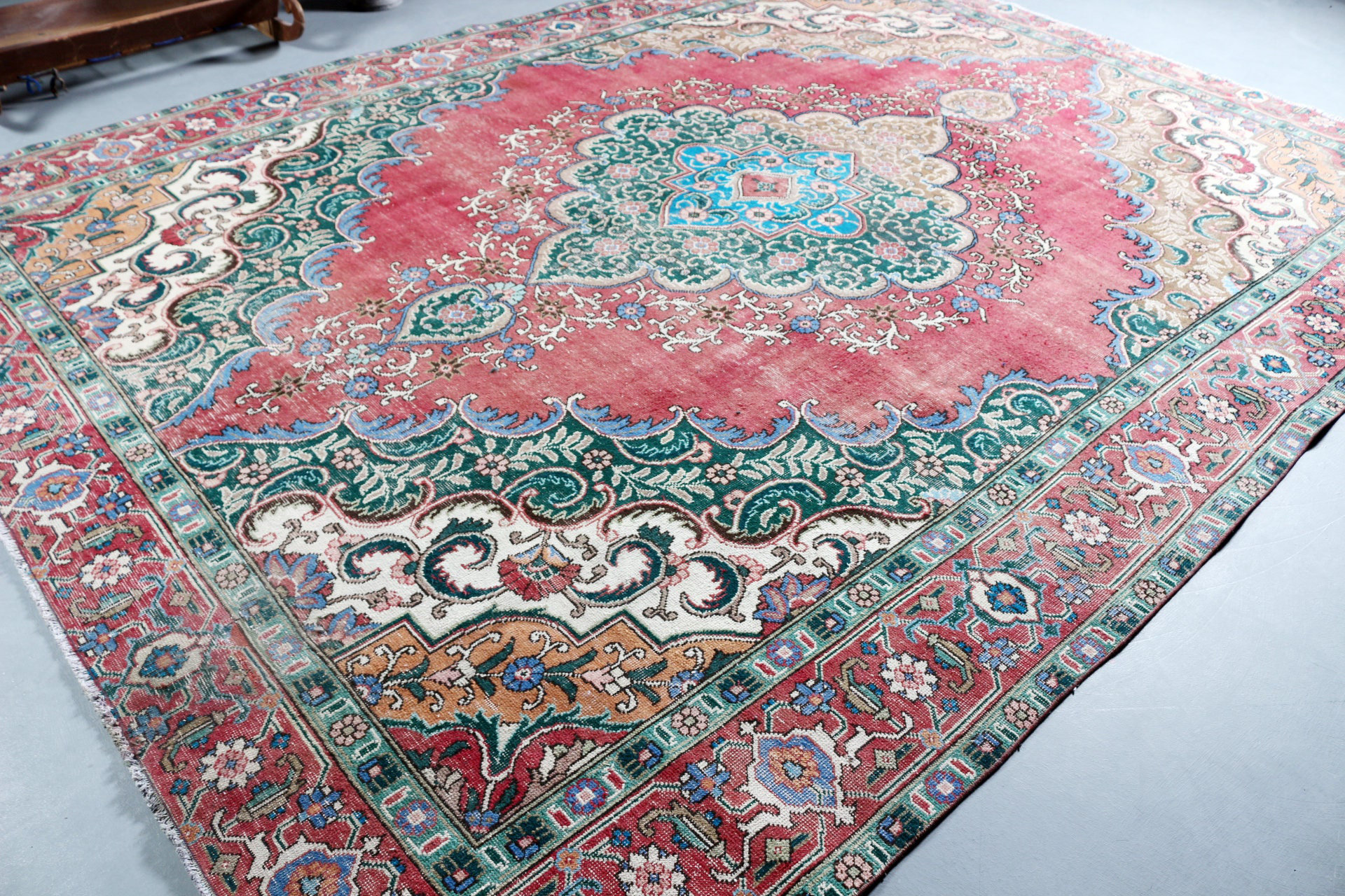 kayra export Extra Large Red Handmade Turkish Vintage Antique Rug For ...