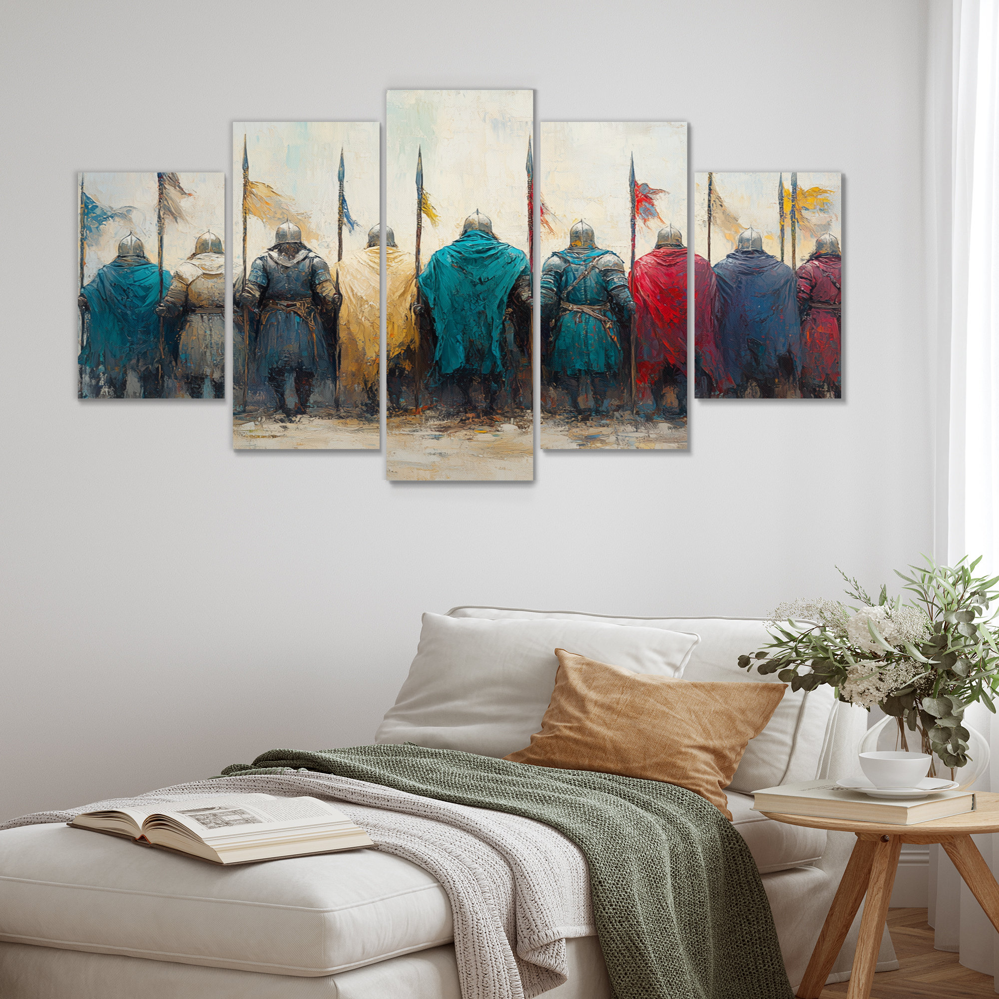 Charlton Home® Viking Warriors Landscape II - Vikings Wall Art Print ...