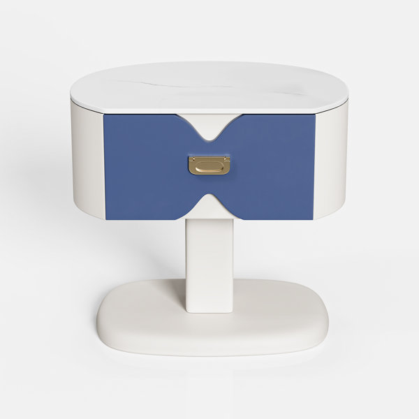 EFPerfect 23.7" Tall Modern Nightstand with Extra Large Storage Drawer ...