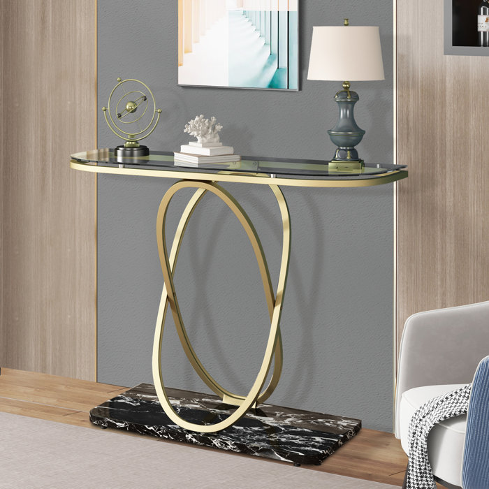 Willa Arlo Interiors Germania 43.3" Console Table & Reviews | Wayfair