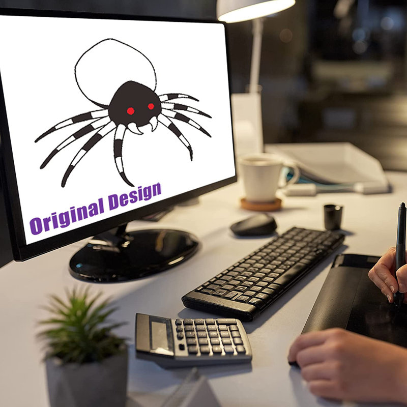 The Holiday Aisle® Halloween Inflatable Spider 6 FT Giant Spider ...