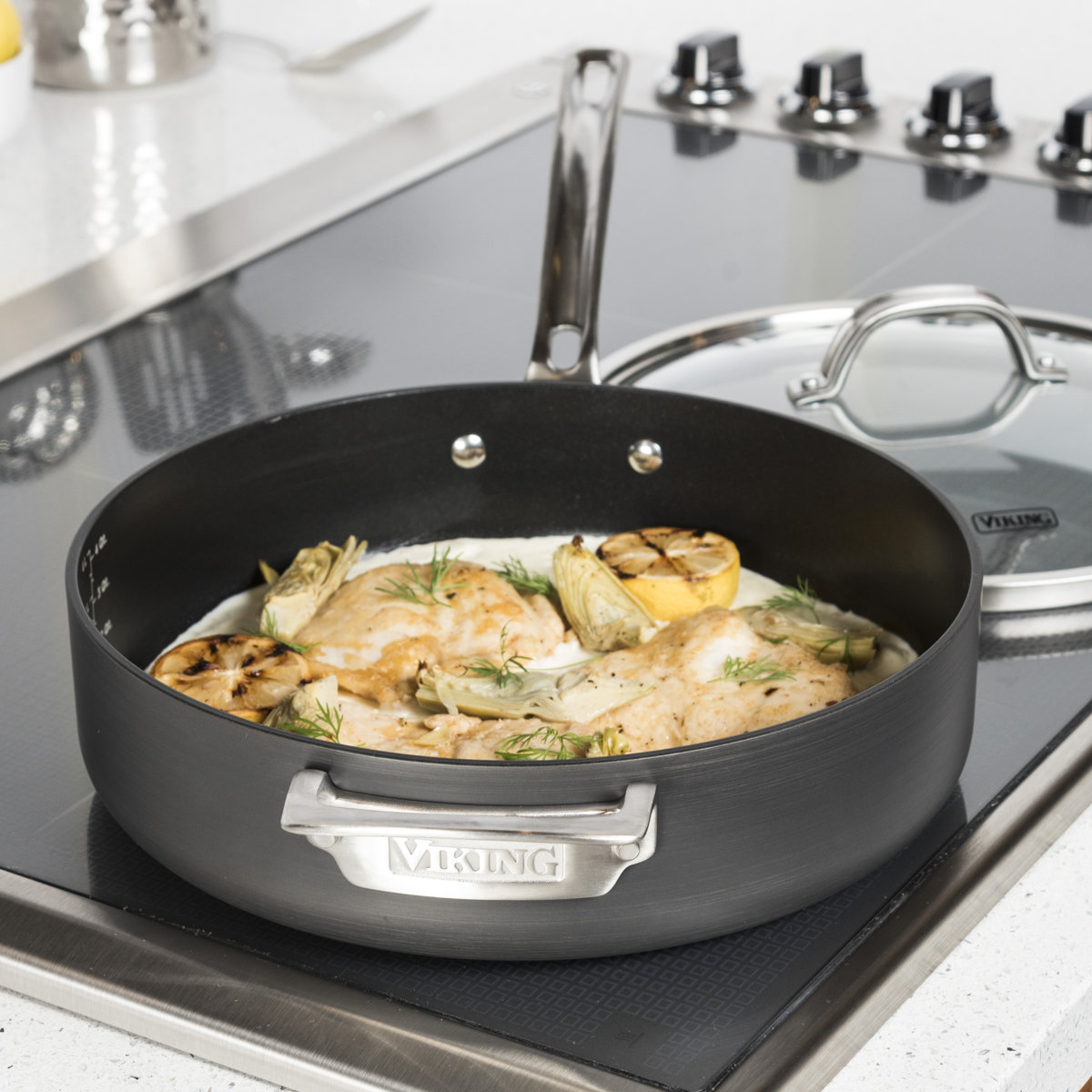 Viking 10-Piece Hard Anodized Nonstick Cookware Set & Reviews | Wayfair