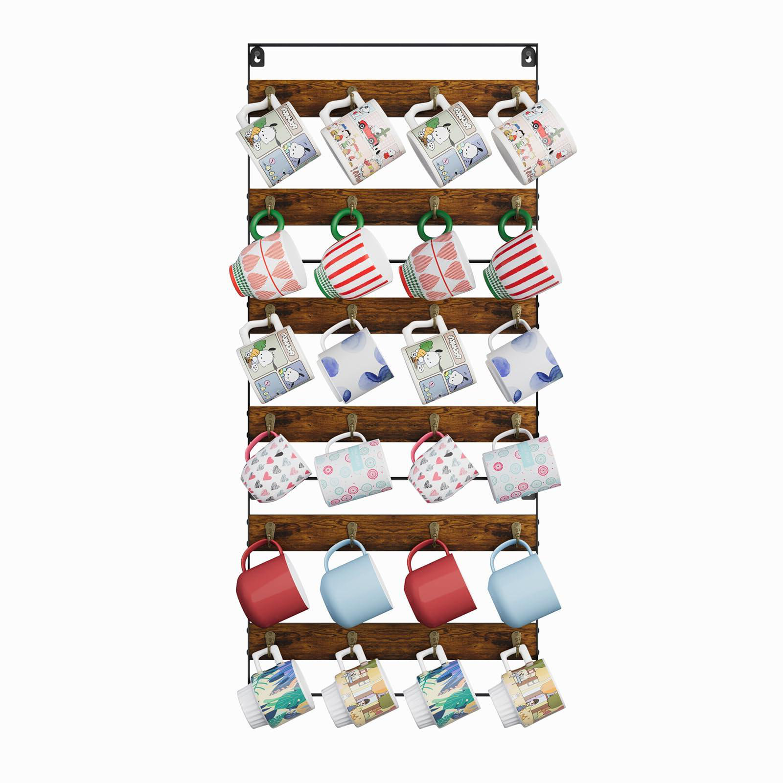 17 Stories Mug Racks For Wall, Coffee Mug Holder Wall Mount Up To Hold ...