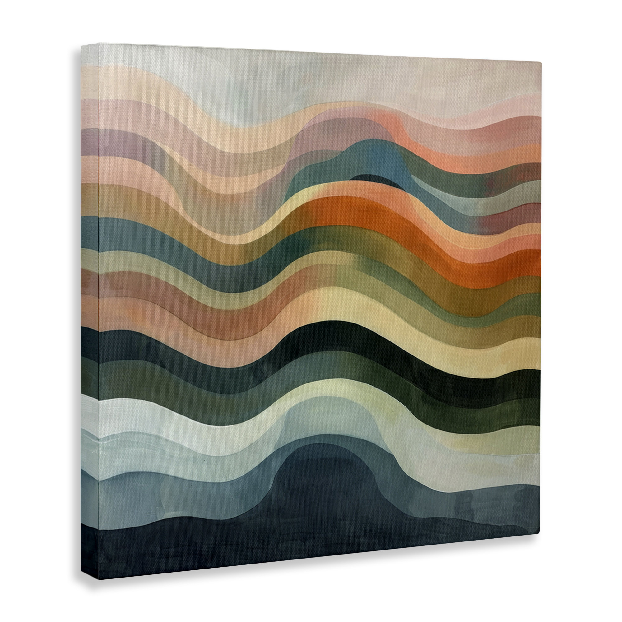 Ivy Bronx Fluid Dynamics Pattern Floater Canvas Wall Art by Lazar ...