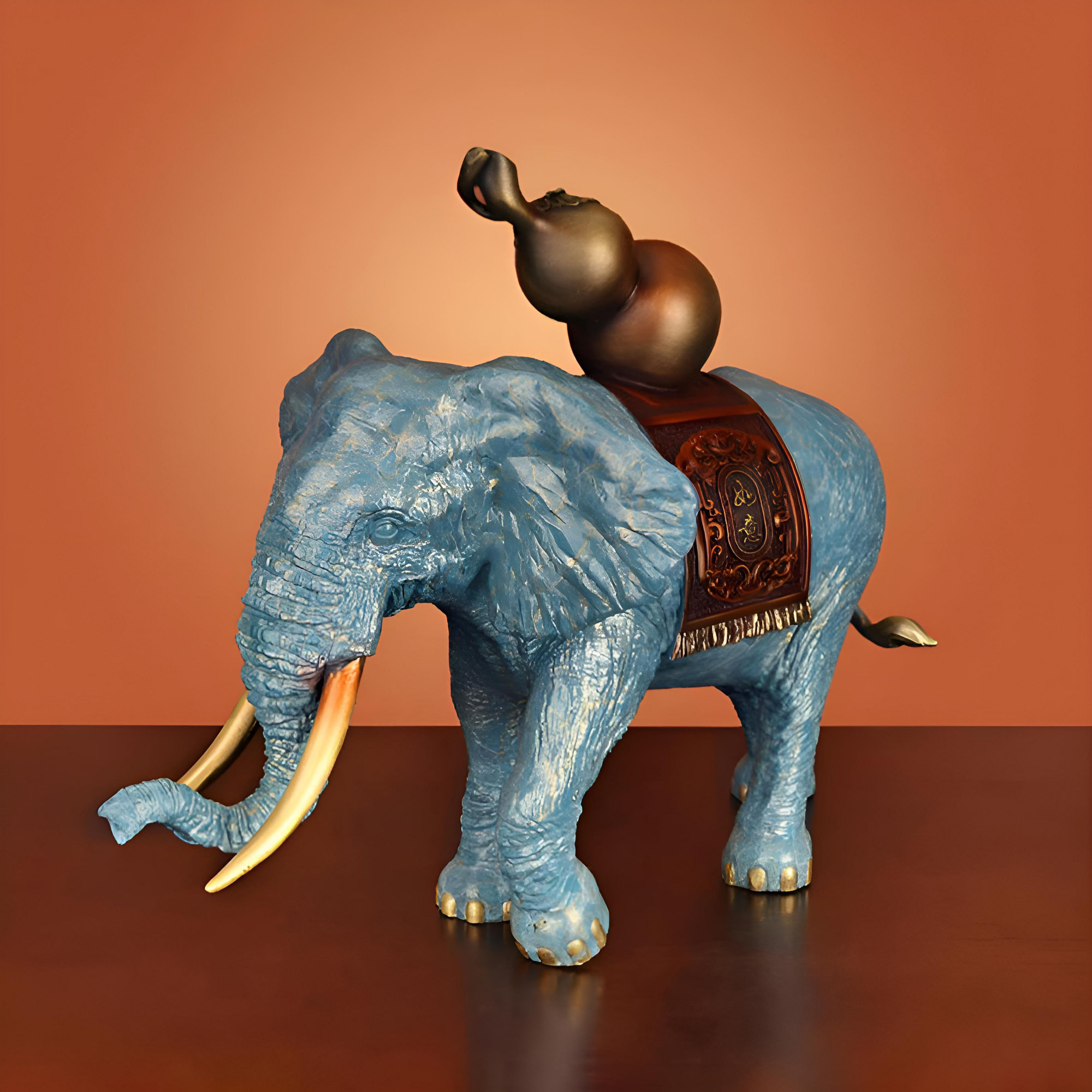 Infinity Lucky Brass Elephant Ornament – Symbol Of Wisdom & Prosperity ...
