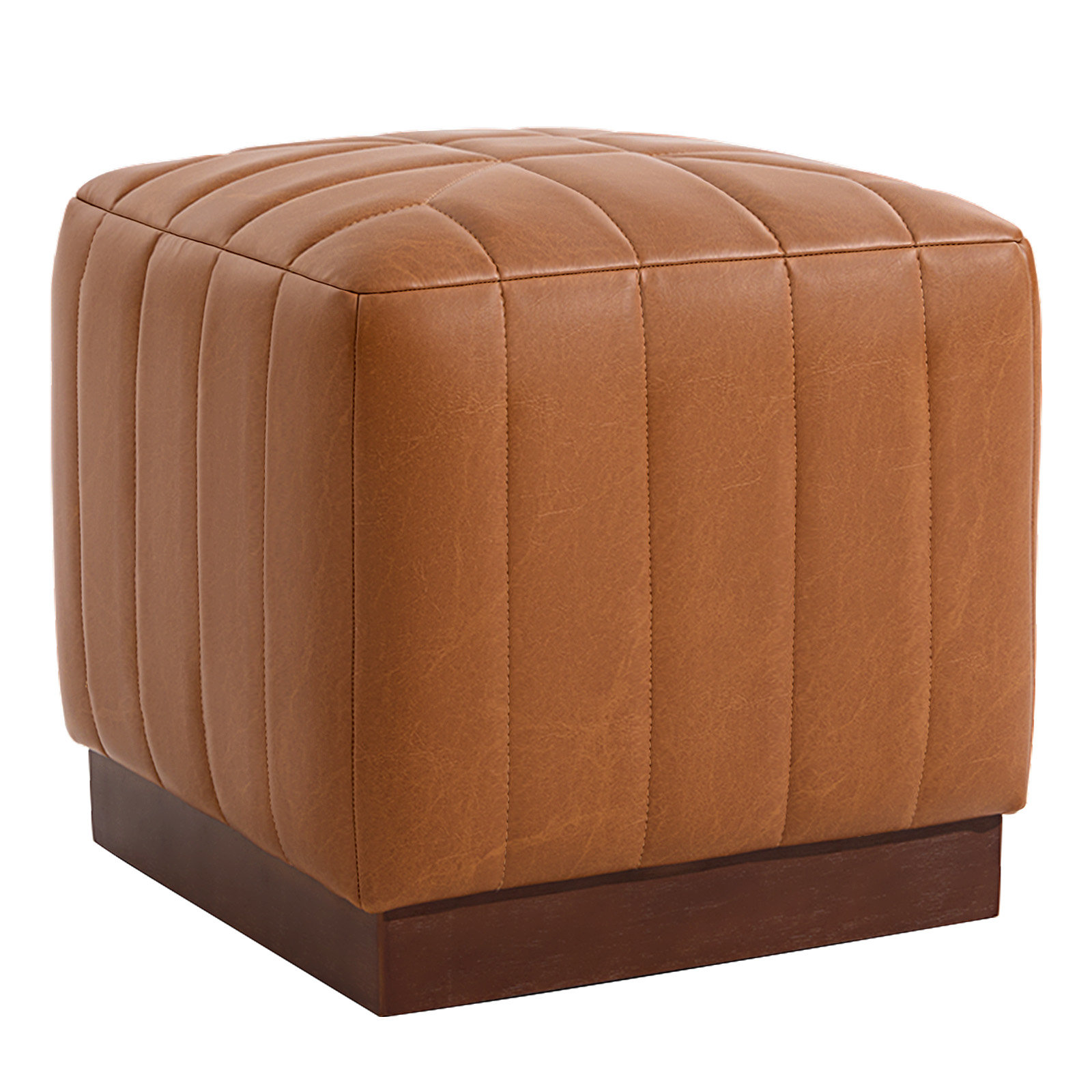 Highland Dunes 18"W Rectangle Ottoman Footstool | Wayfair