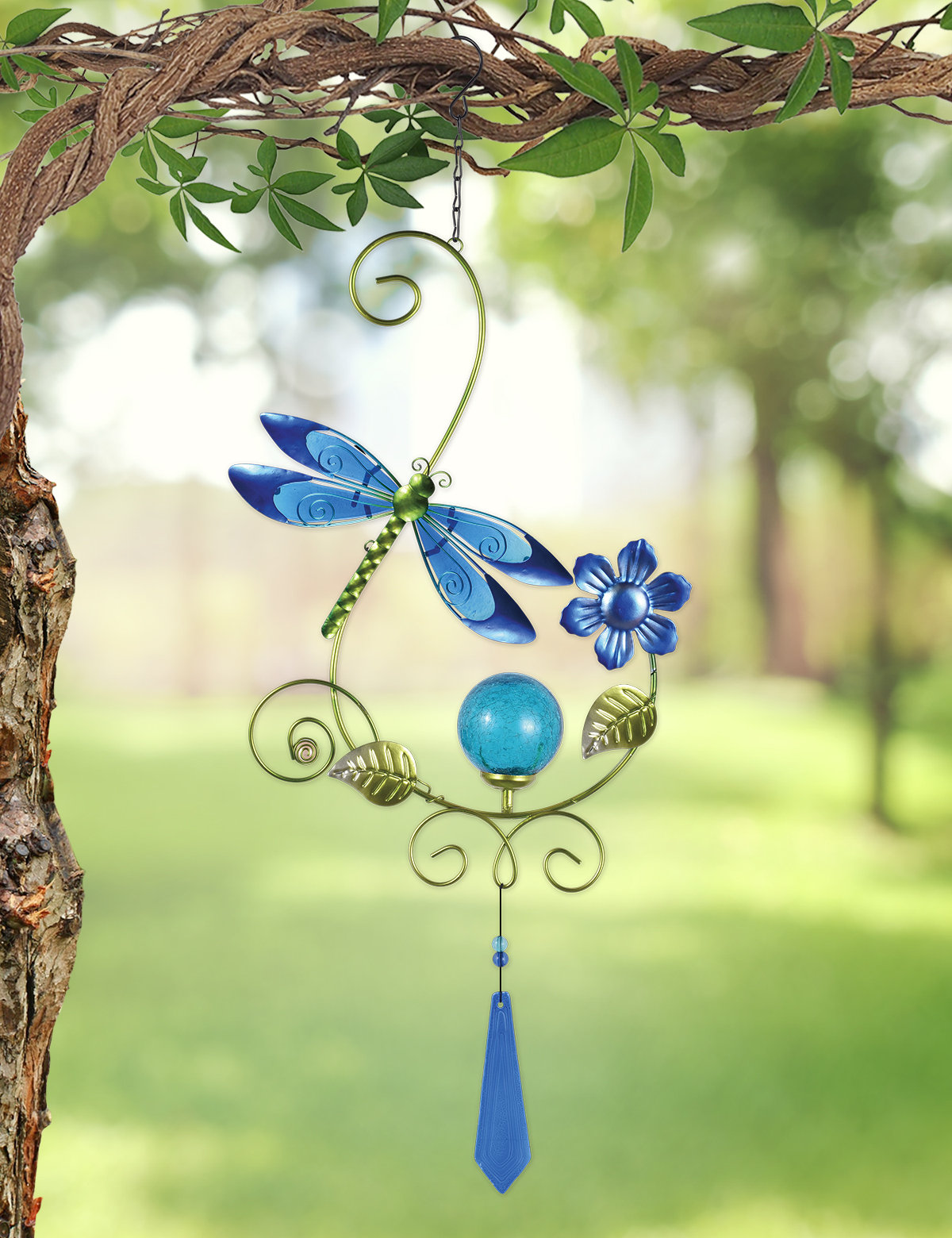 Red Barrel Studio Dragonfly Solar Hanging Buddy Rotator - Wayfair Canada