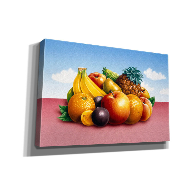 Gracie Oaks Epic Graffiti 'Fruit 2' By Harro Maass, Canvas Wal Fruit 2 ...