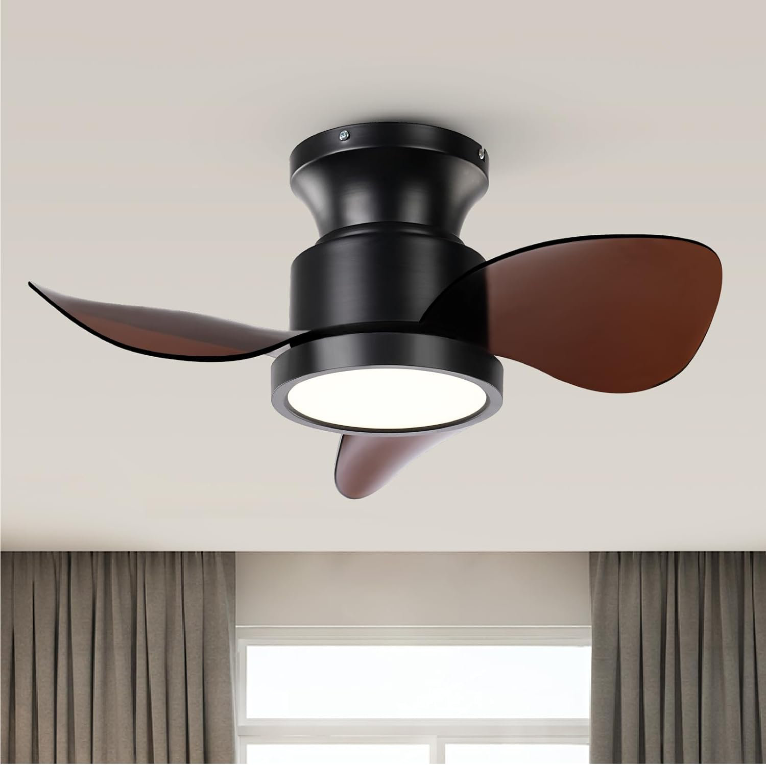 Wrought Studio™ Ceiling Fans With Lights 22 Inch Quiet Ceiling Fan ...