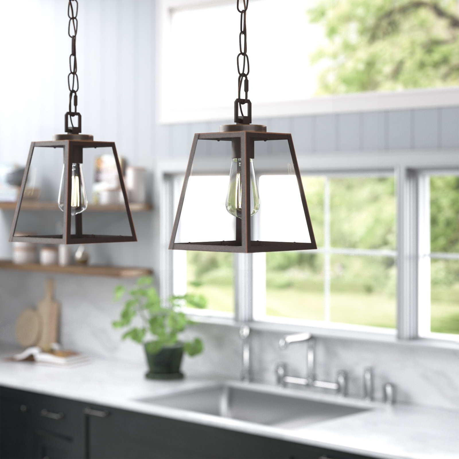 Trent Austin Design® Helgeson 1 - Light Lantern Pendant & Reviews | Wayfair