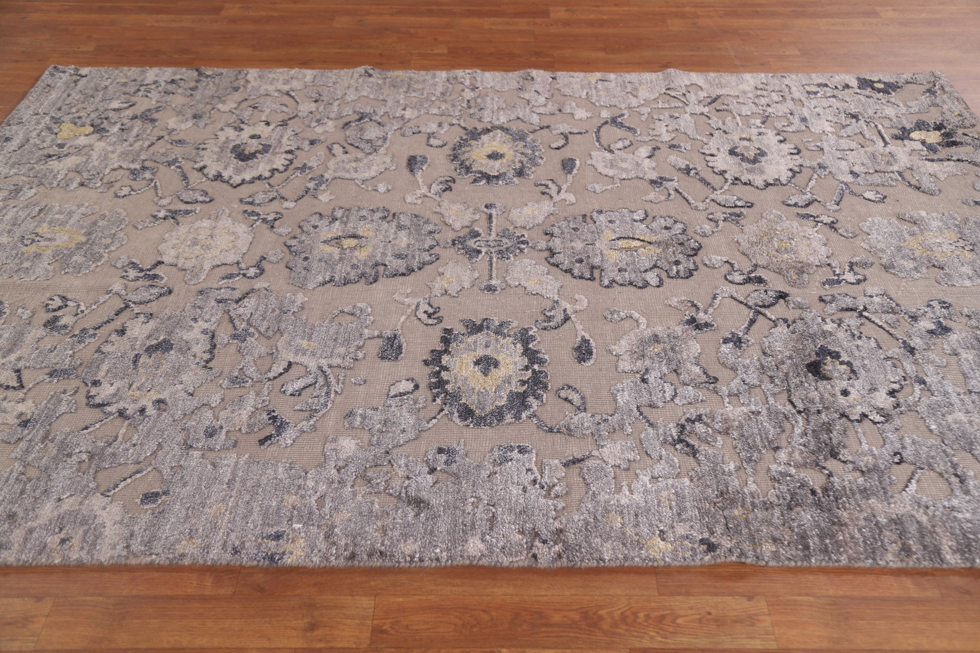 Bungalow Rose Floral Abstract Oriental Area Rug 5x6 | Wayfair