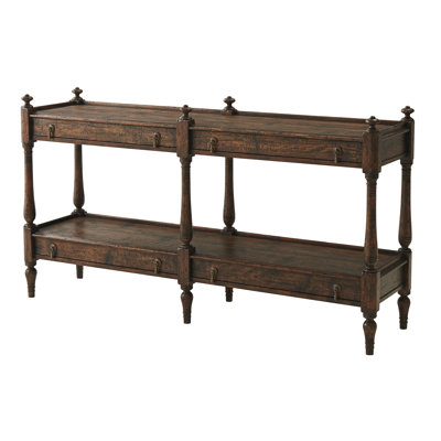 Theodore Alexander Althorp - Victory Oak 64'' Console Table | Wayfair