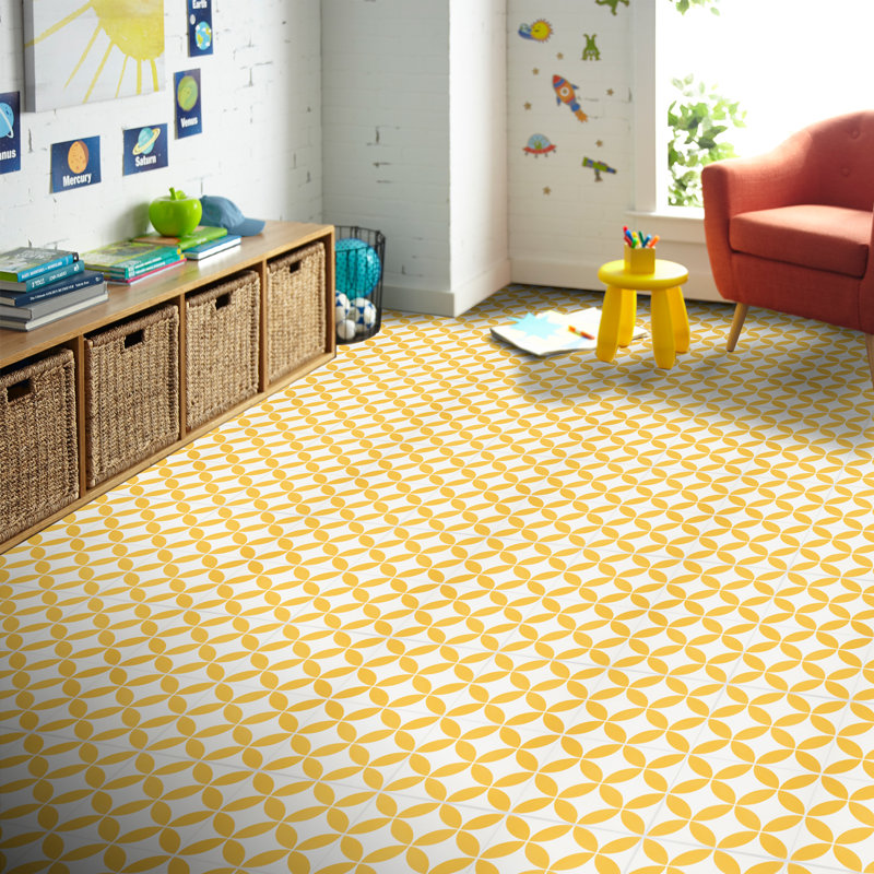 Moroccan Mosaic Tile House Amlo 8" x 8" Cement Patterned Wall & Floor ...