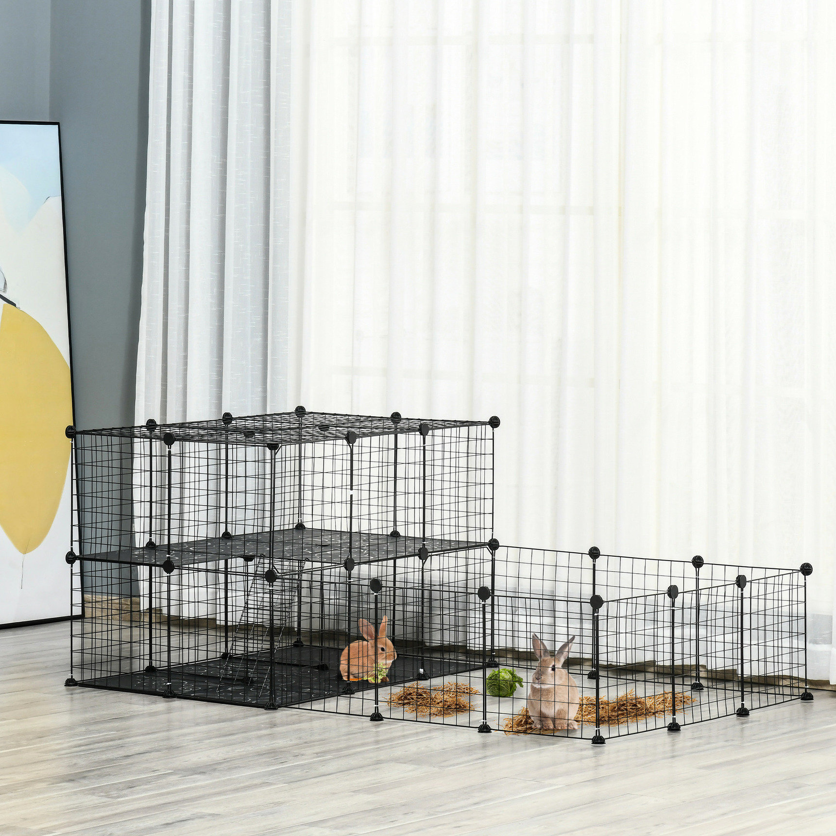 Archie & Oscar™ 47 Small Animal Pen. For Guinea Pigs, Chinchillas ...