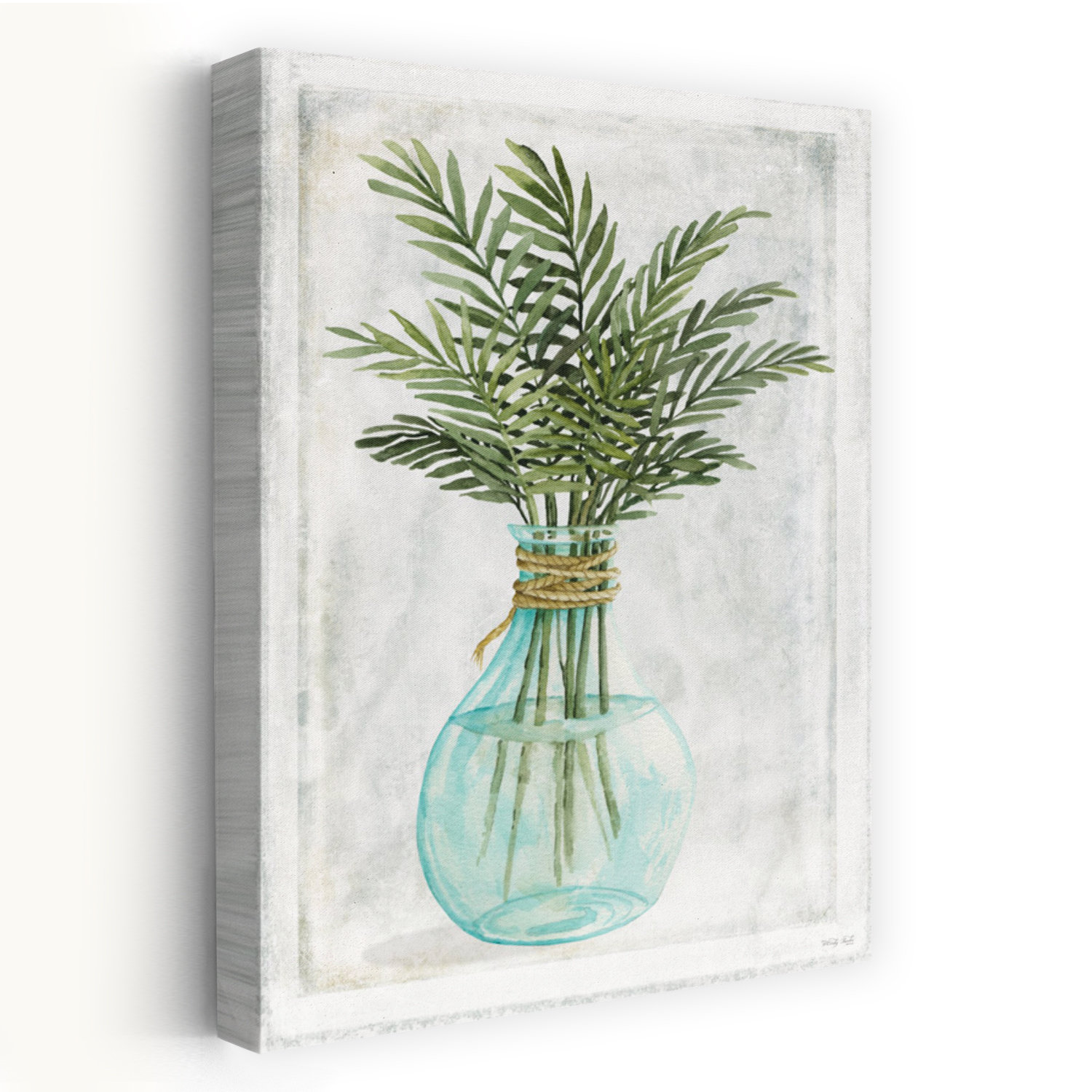 Bay Isle Home™ Perfect Palms I Abstract Palm Coastal Landscape Art ...