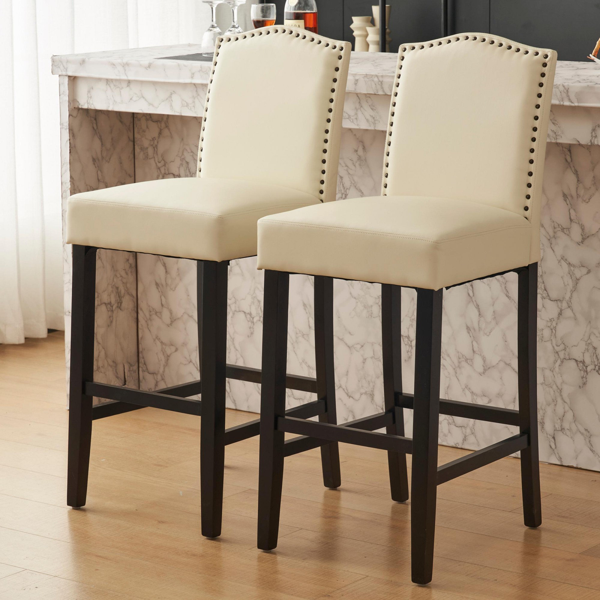 17 Stories Counter Height Bar Stools | Wayfair