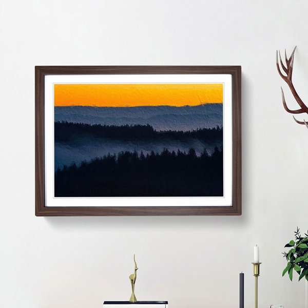 East Urban Home Forest in Bandon Oregon - Picture Frame Painting Print ...