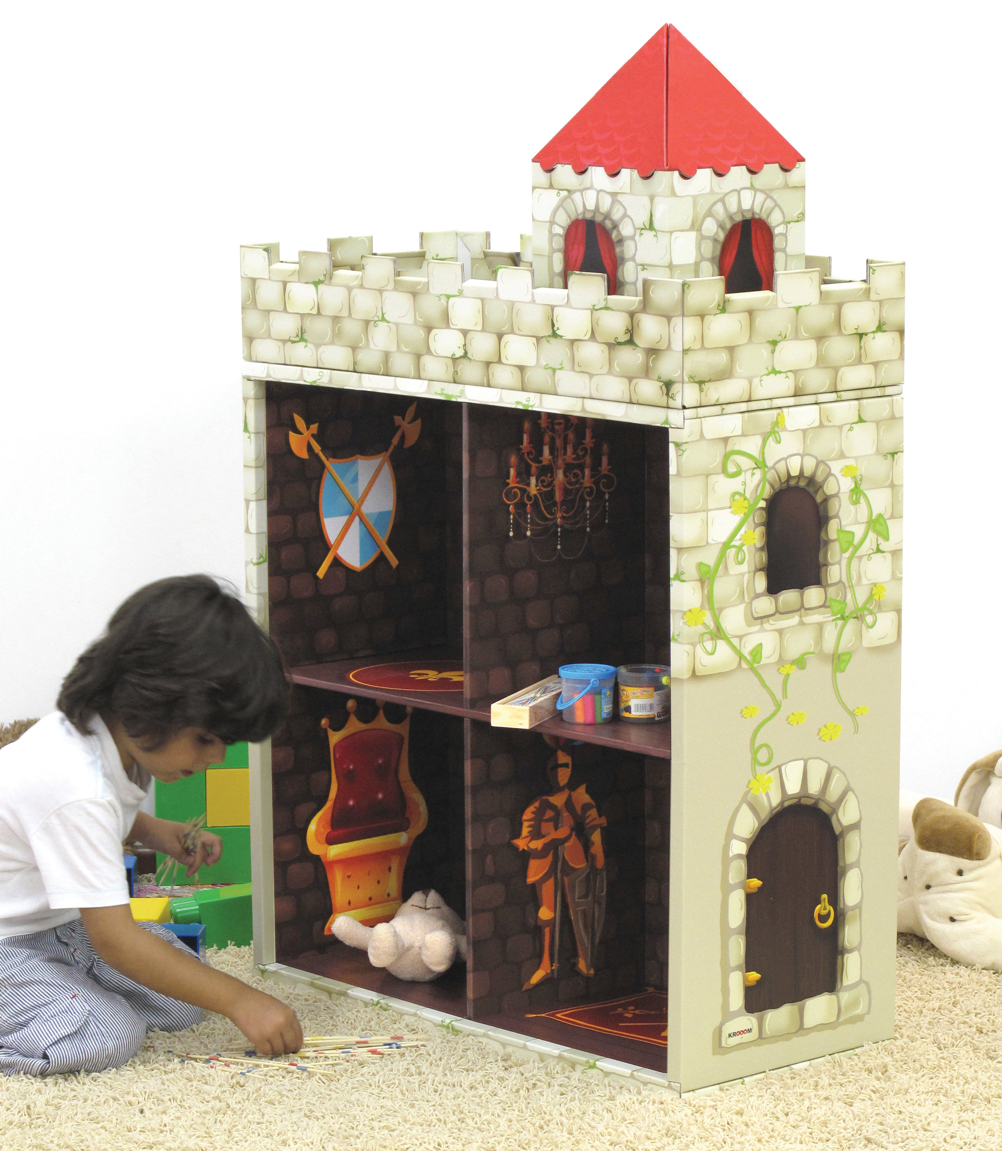 Krooom Castle Bookcase | Wayfair