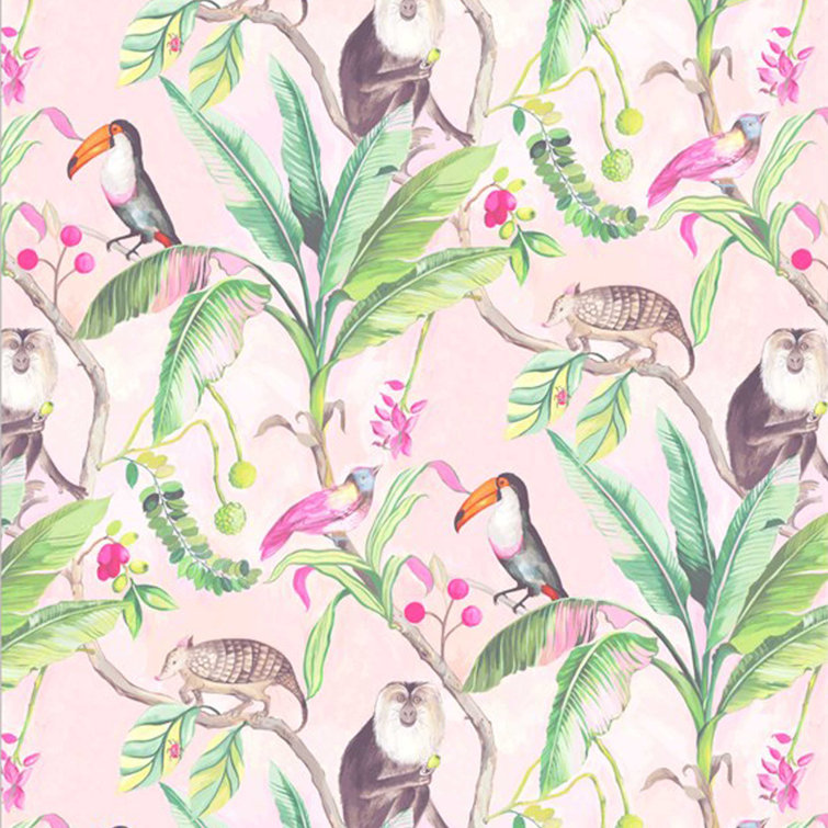 17 Stories Springfield Toucan by Sooshichacha 10m x 52cm Wallpaper ...
