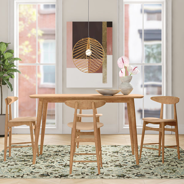 Union Rustic Haynoski 5 - Piece Dining Set & Reviews | Wayfair