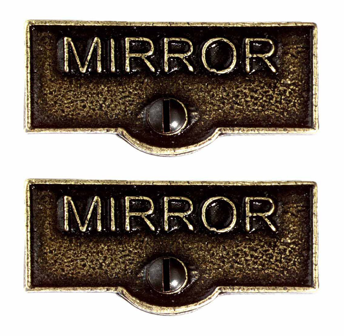 The Renovators Supply Inc. Mirror Name Signs Labels Switch Plate Tag ...