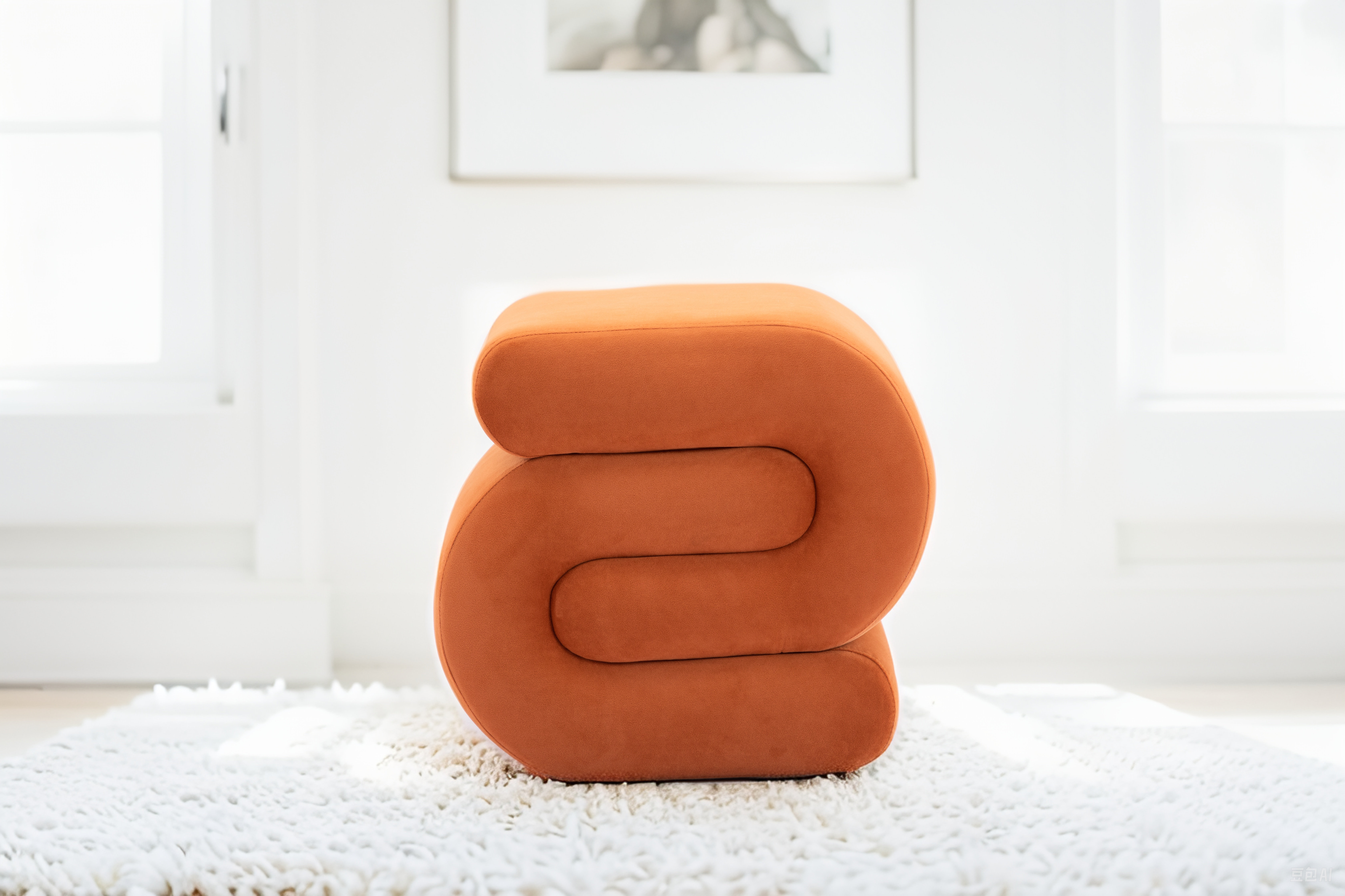 Brayden Studio® Serpa S-shape Ottoman-Makeup Stool-Footstool & Reviews ...