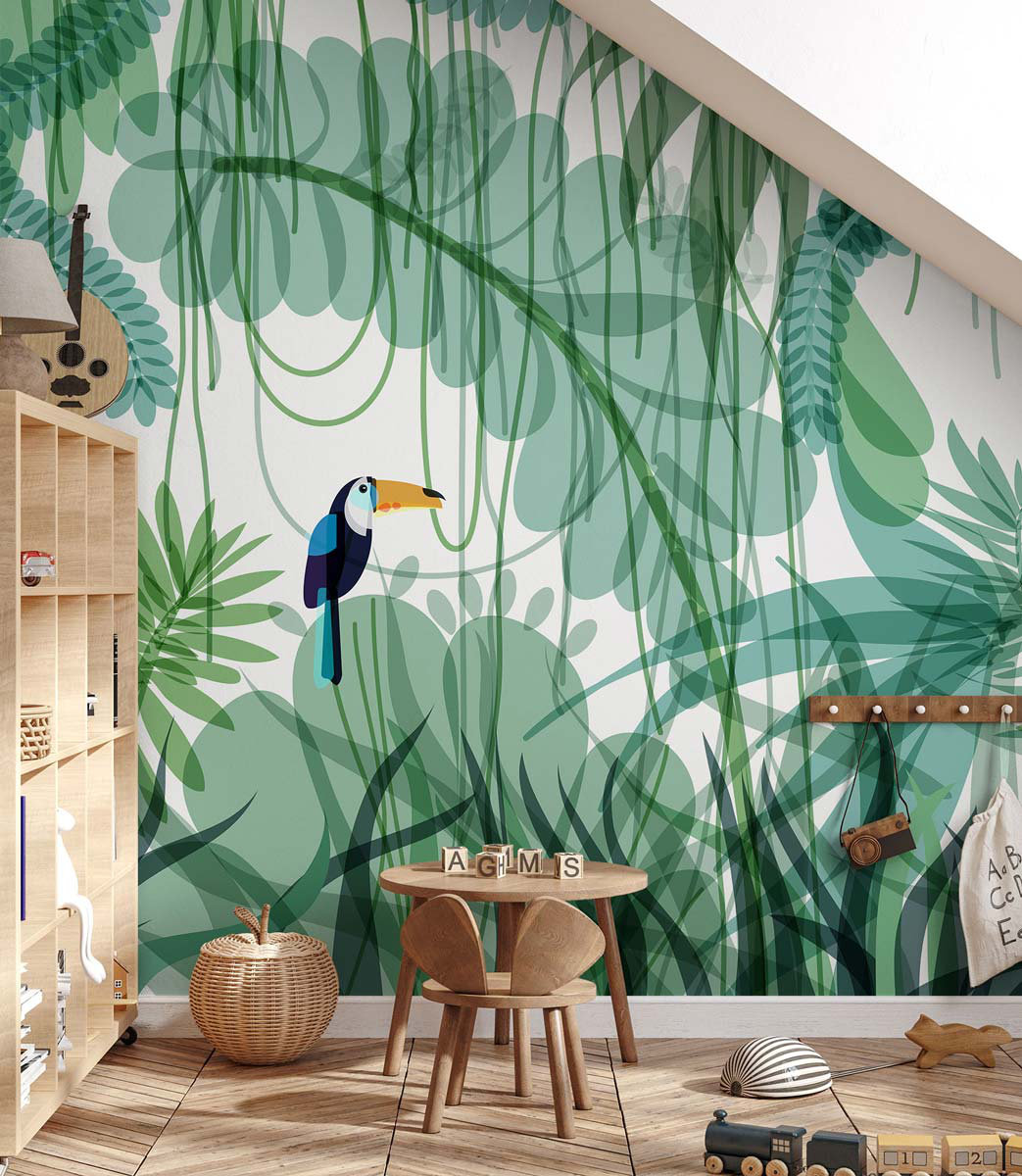 Veer Decor Toucan Pack 1 & 2 in Green | Wayfair