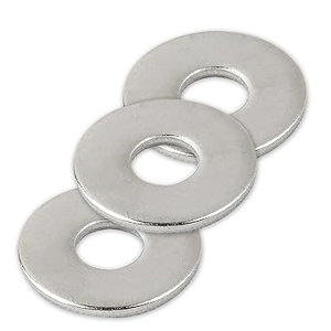 Juggernaut Storage Stainless Steel Flat Washer Pocket Door Hardware ...