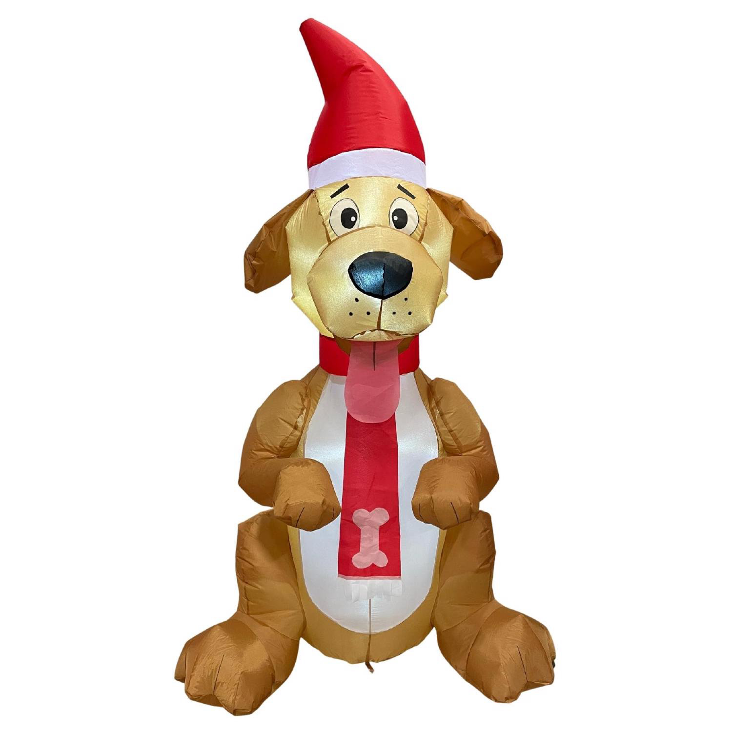 The Holiday Aisle® Yellow Lab 5 ft. Inflatable | Wayfair
