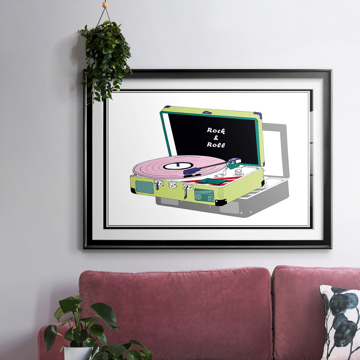 Winston Porter Record Shop II Framed On Paper Print | Wayfair