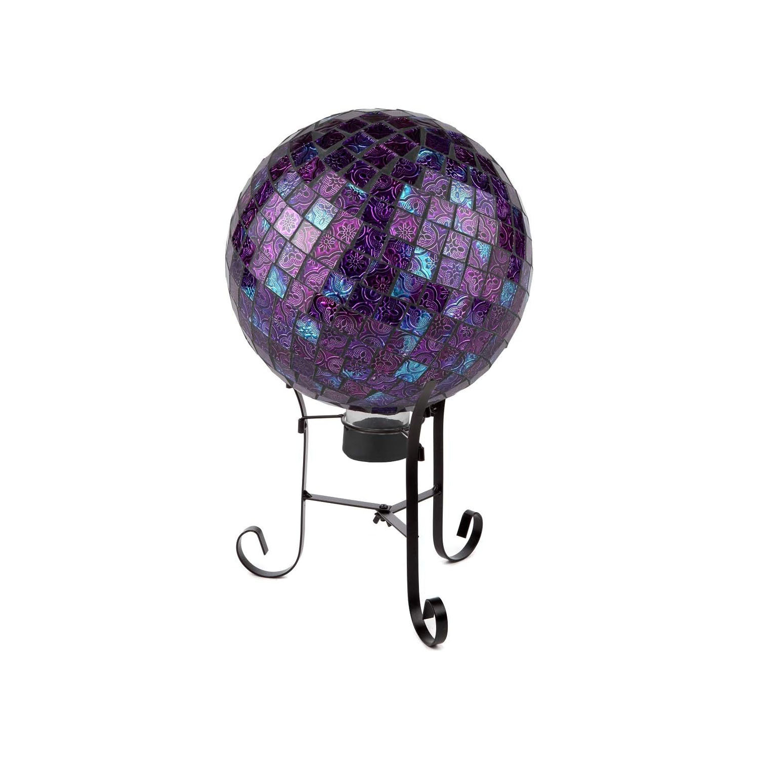 Lark Manor Home Metal Gazing Ball Stand for 10 or 12 inch Metal ...