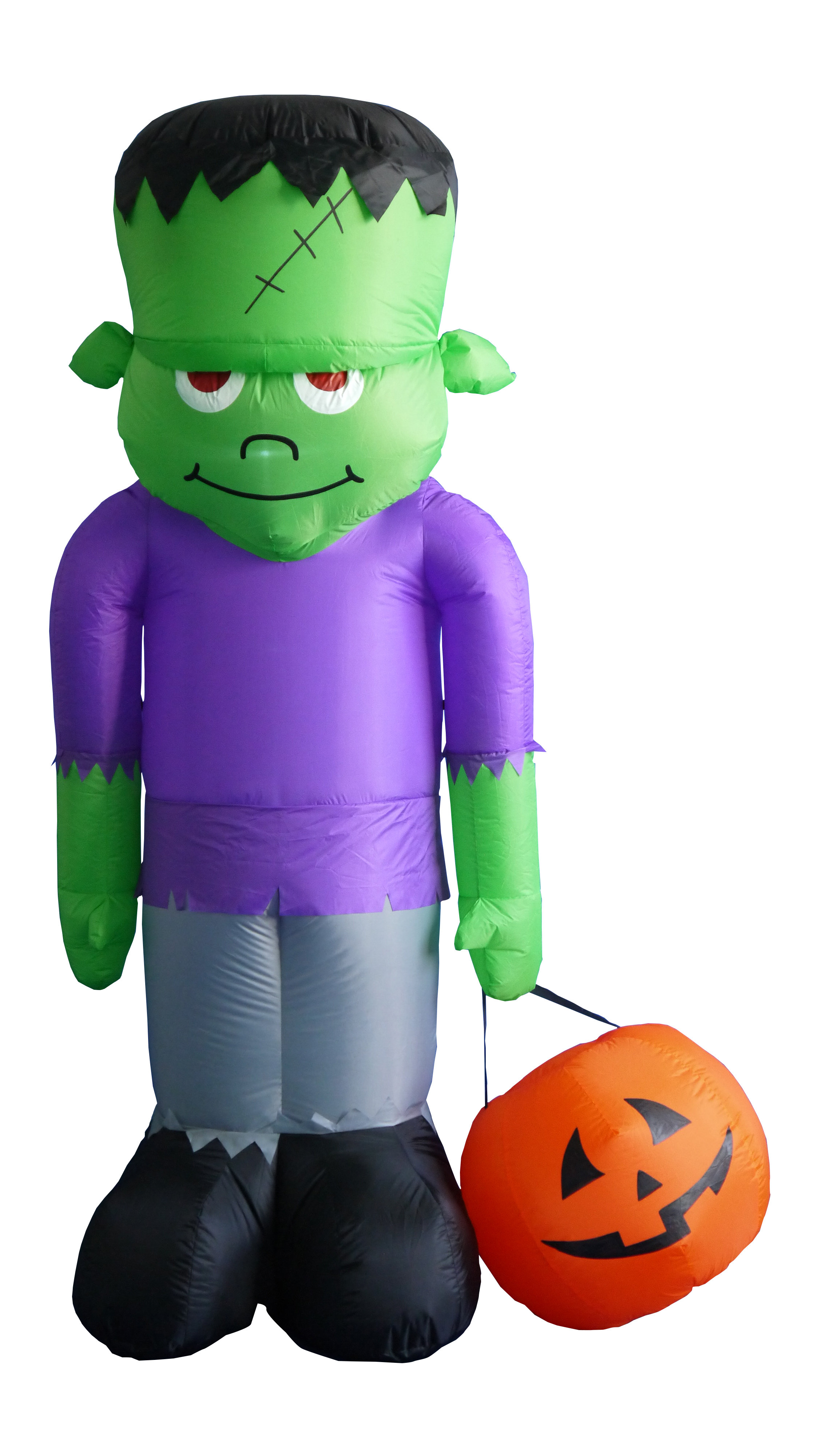 The Holiday Aisle® 8 Foot Tall Lighted Happy Halloween Siegrist ...