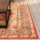 Three Posts Alverta Oriental Woven Red/Beige Area Rug & Reviews ...