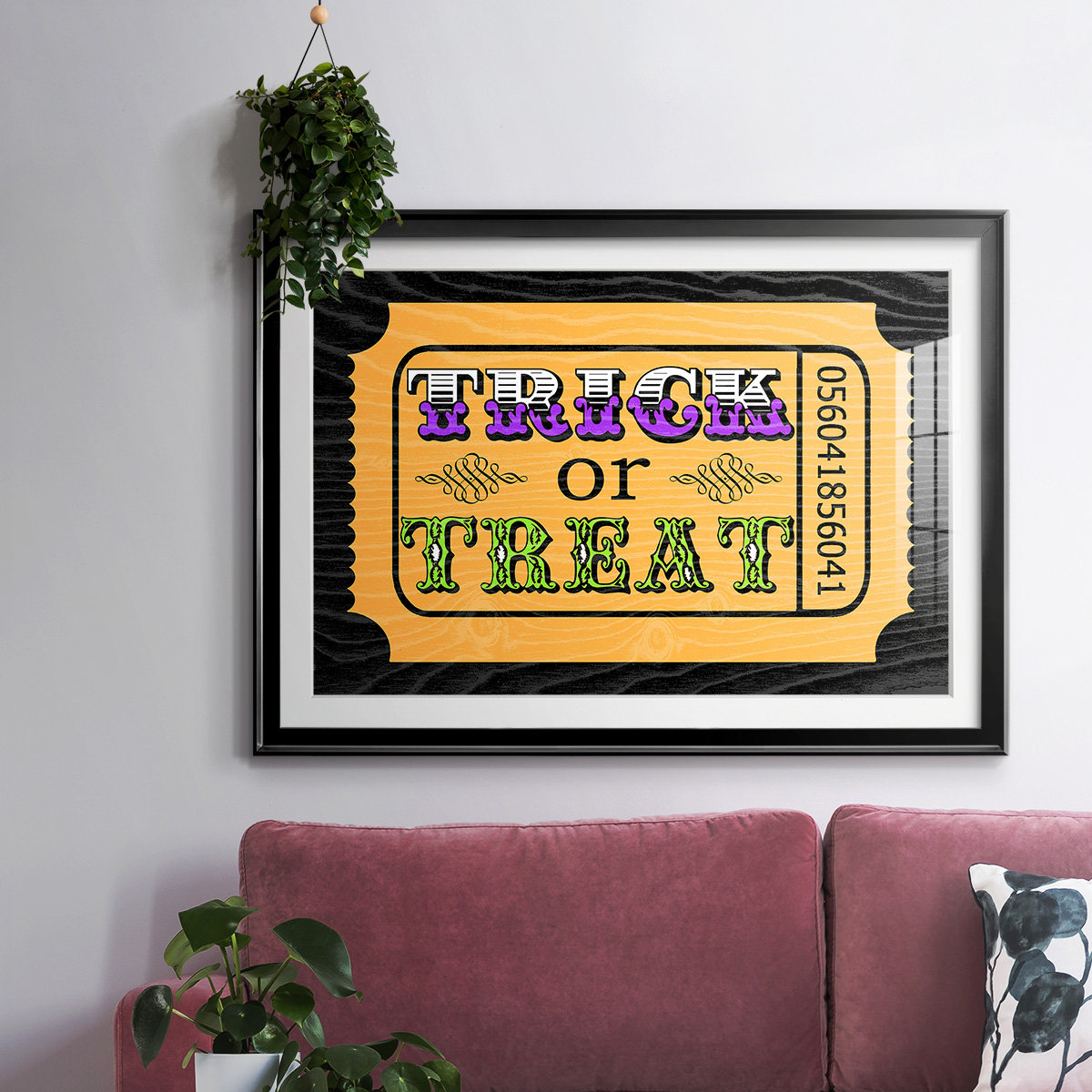 Trinx Trick Or Treat Ticket | Wayfair