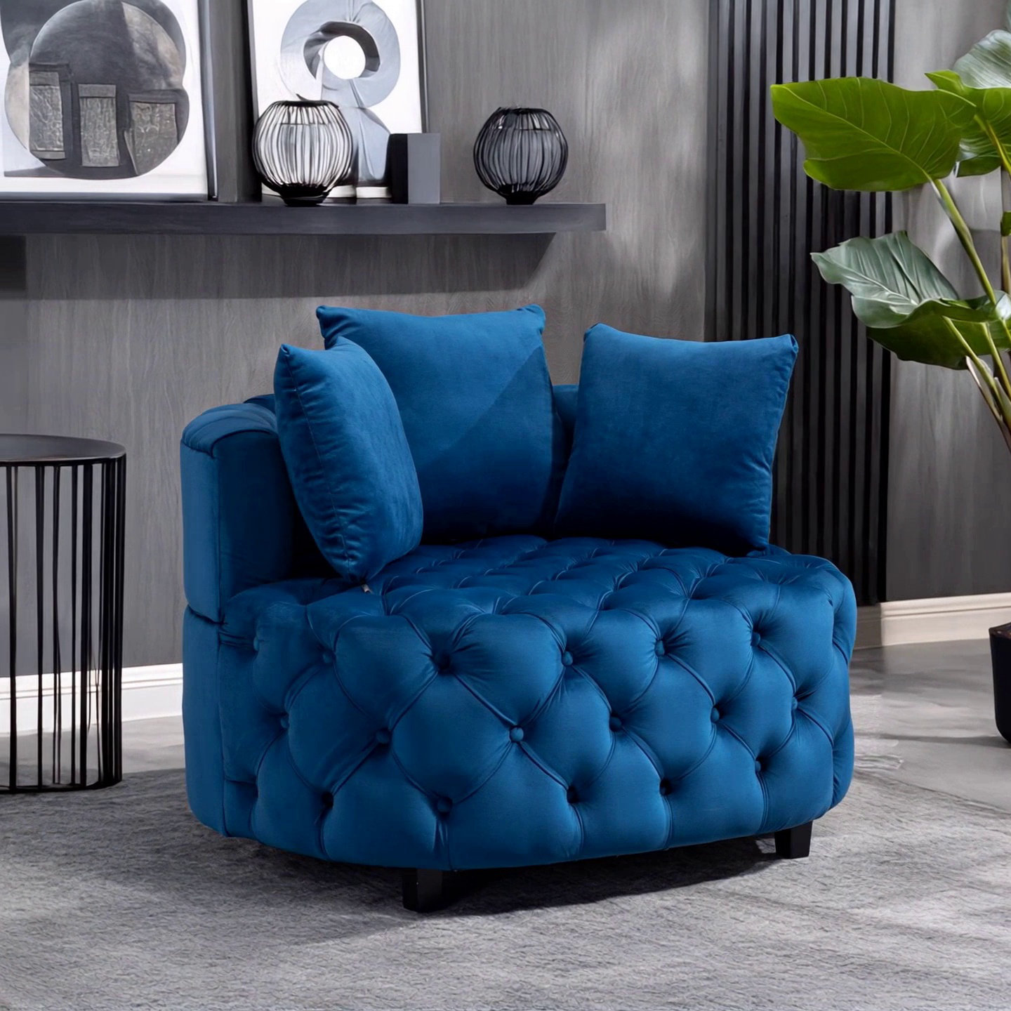 House of Hampton® Accent Chair / Classical Barrel Chair For Living Room ...