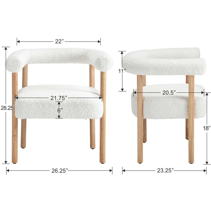 Latitude Run® Deizel Solid Back Side Chair | Wayfair