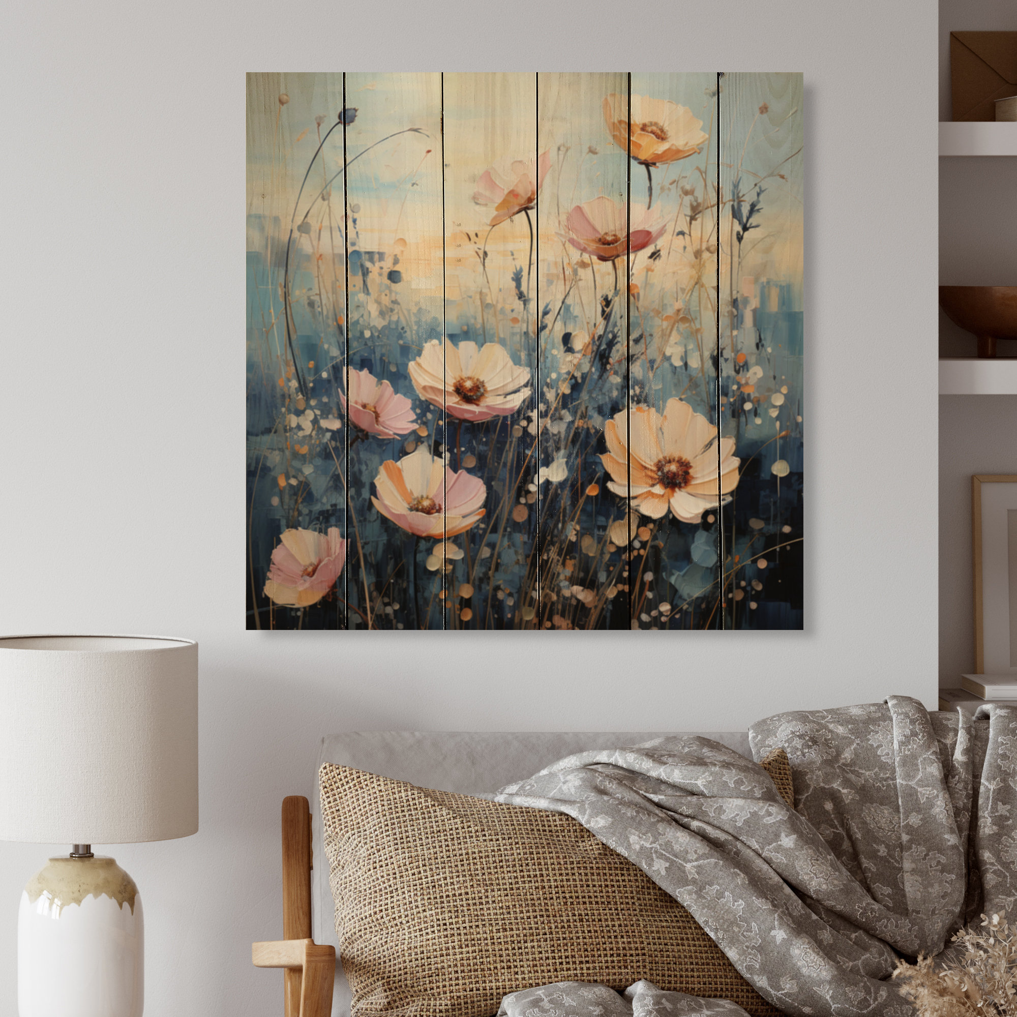 Red Barrel Studio® Alayja Meadow Ethereal Meadowscape Pointillism I ...