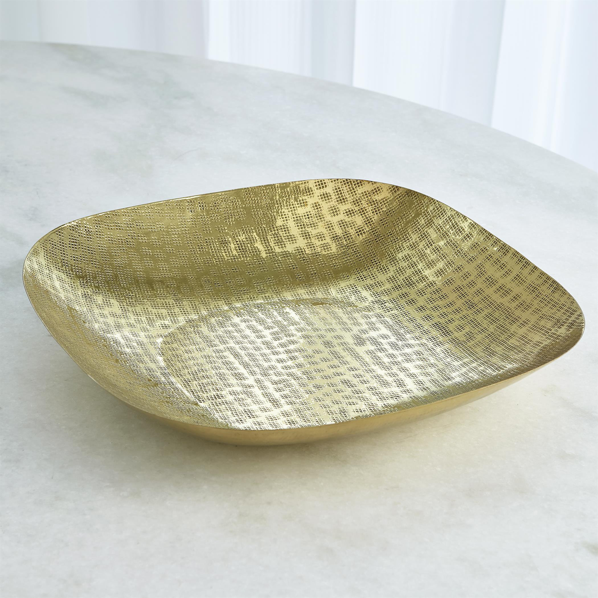 Signature III Hammered Square Bowl | Wayfair