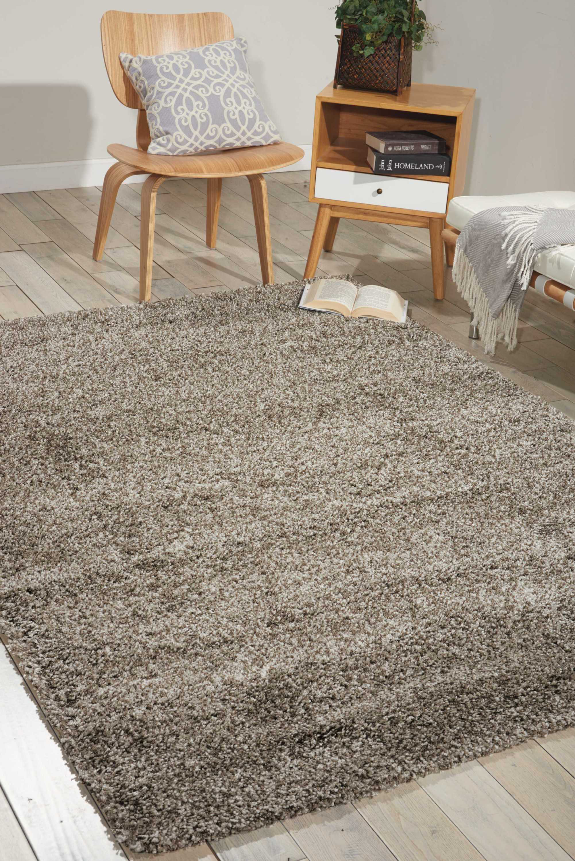 Eider & Ivory™ Sigrid Shag Moroccan Beige Area Rug | Wayfair